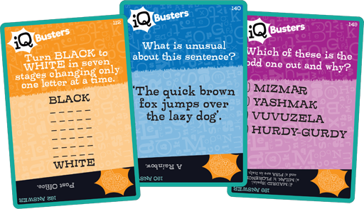 IQ Busters Cards: Word Puzzlers – Cheatwell Games